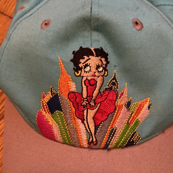 Accessories | Vintage Sugar Loaf Betty Boop Embroidered Hat Cap | Poshmark